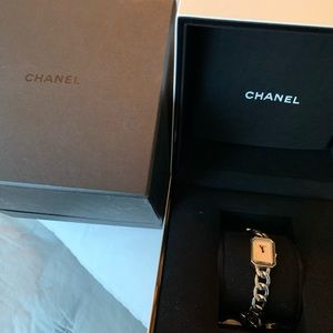 CHANEL | Accessories | Chanel Premiere Chain Quartz Watch Stainless ...